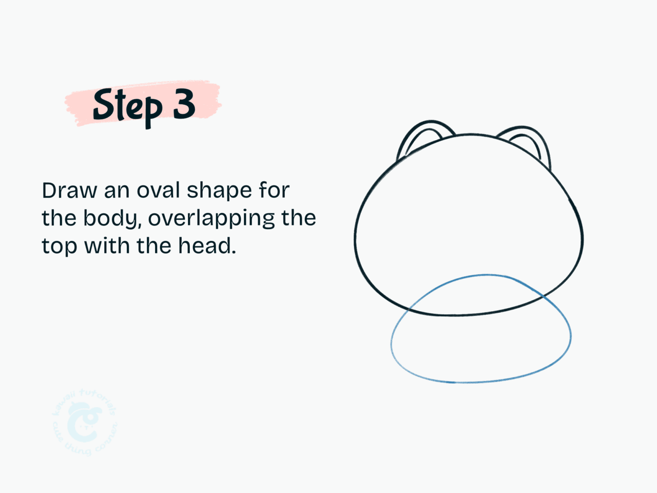 How to Draw a cute Fluffy Cat (Step-by-step)