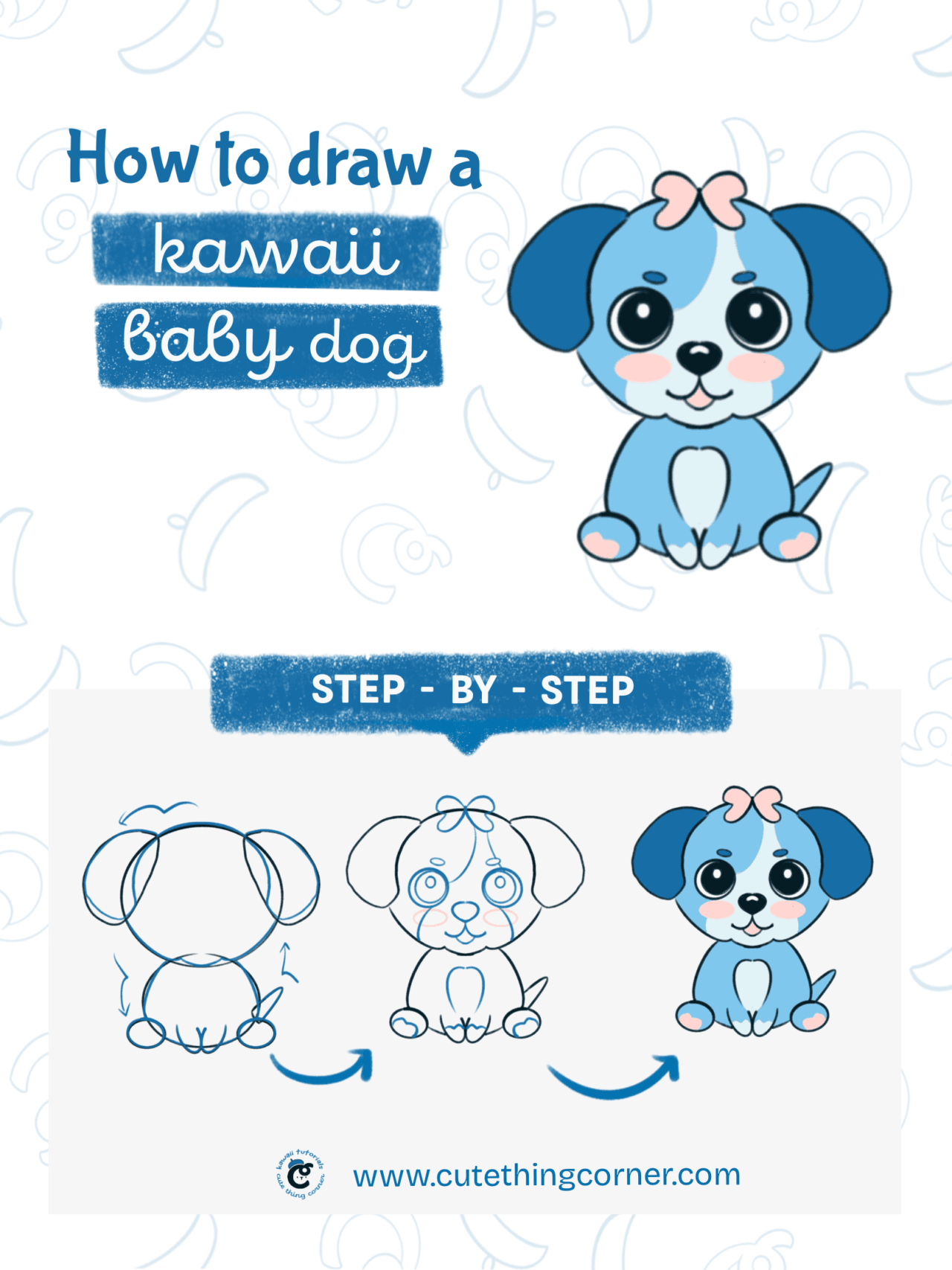 How to Draw a Cute Baby Dog | Step-by-Step for Beginners