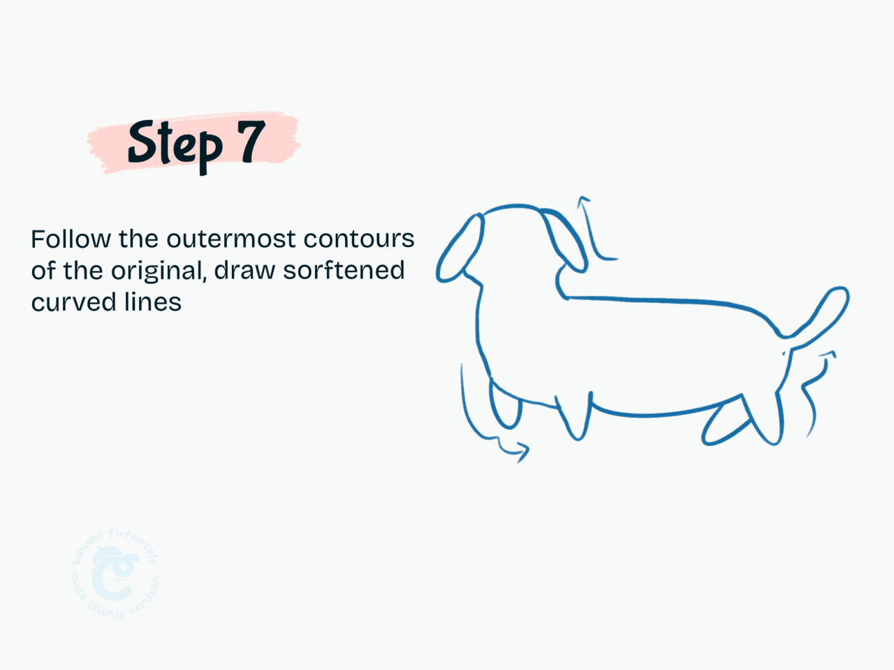 How to Draw a Cute Long Dog – Step-by-Step Tutorial