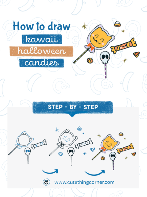 How to kawaii halloween candies (Step-by-step)