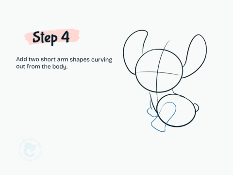 How to Draw Cute Stitch (Step-by-step tutorial)