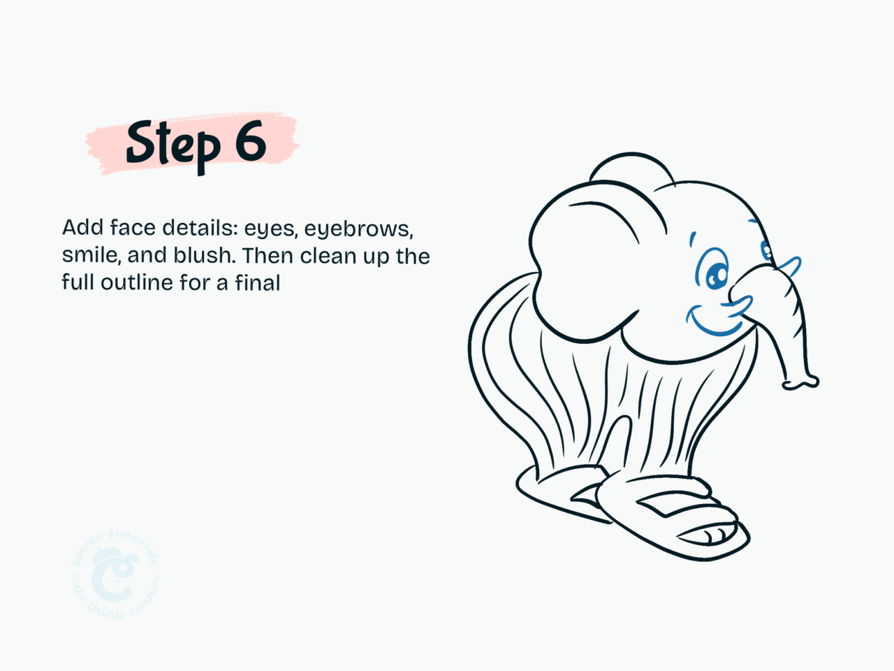How to draw Lirili Larila (Step-by-step)