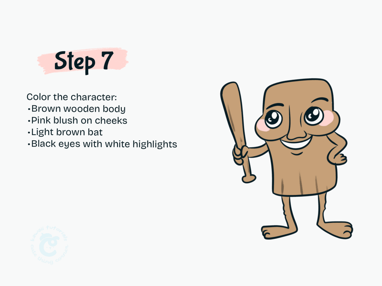 How to Draw Tung Tung Tung Sahur (Step-by-step)